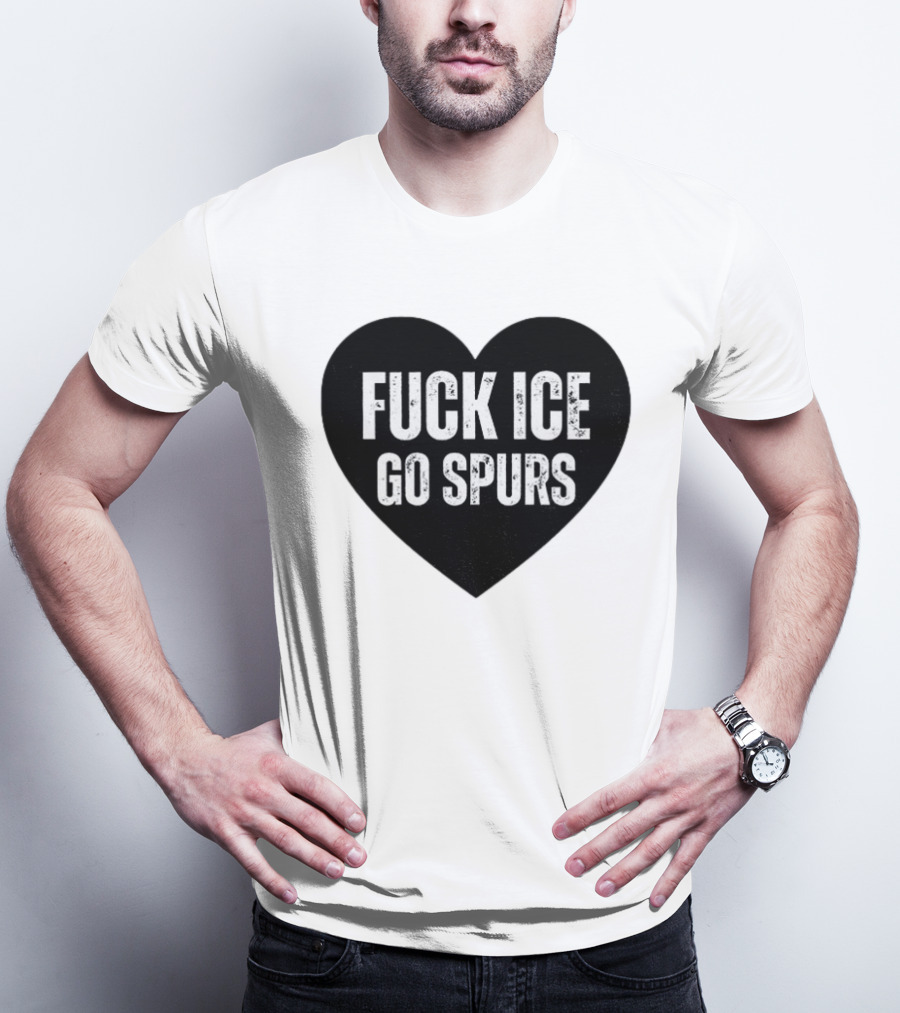 San Antonio Spurs Fuck Ice Go Spurs 2026 Lover T-Shirt