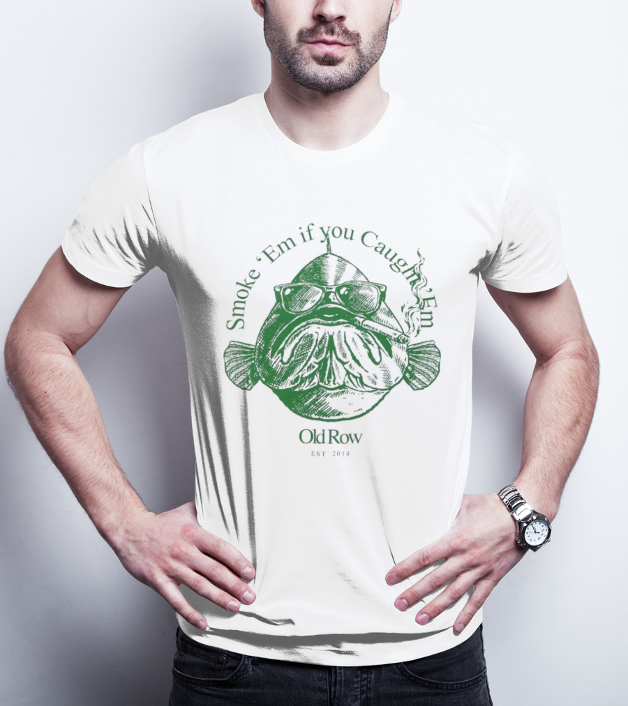 Smoke 'Em If You Caught 'Em Chum Charlie ChinCow Stay Stoked T-Shirt