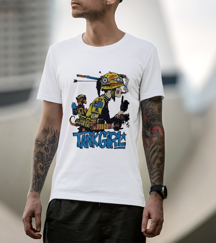 Tank Girl Comic Punk Rock Charlie Don't Surf T-Shirt