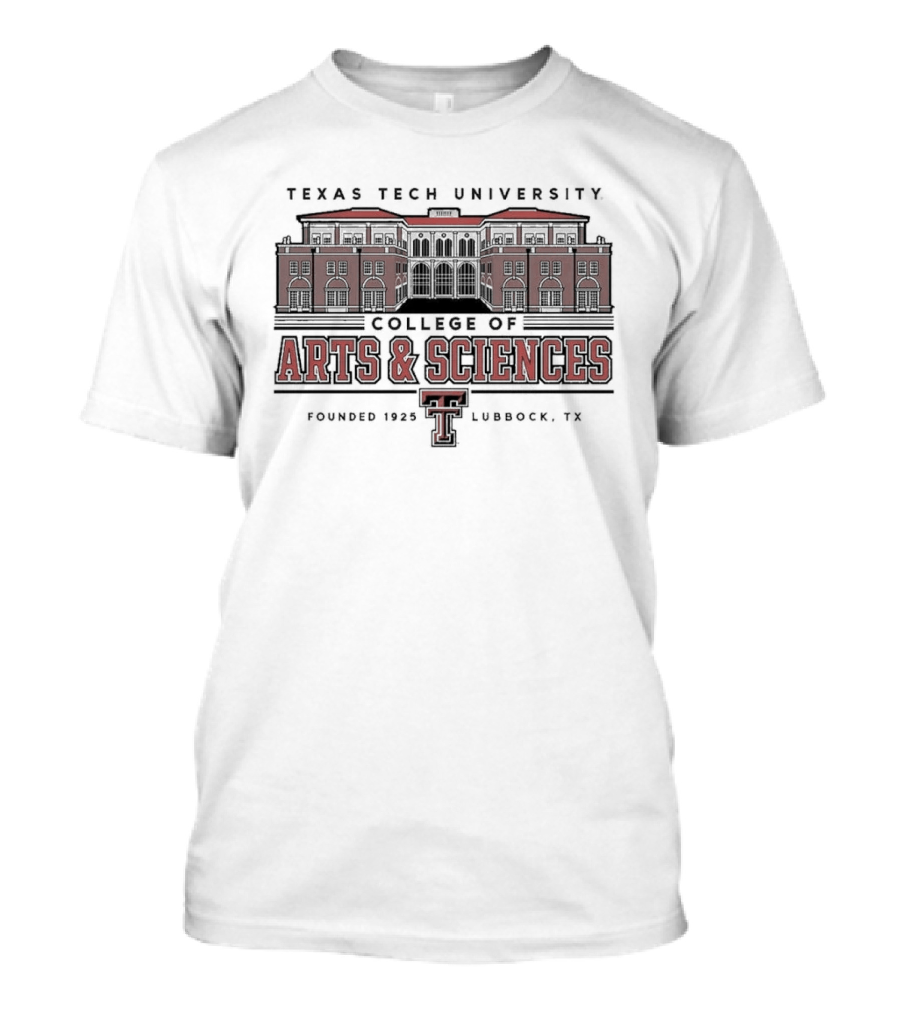 Texas Tech University College Of Arts And Sciences Est 1925 Lubbock TX T-Shirt