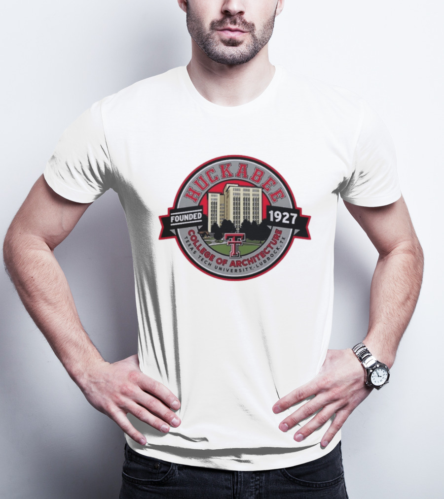 Texas Tech University Huckabee College Of Architecture Founded 1927 Lubbock TX T-Shirt