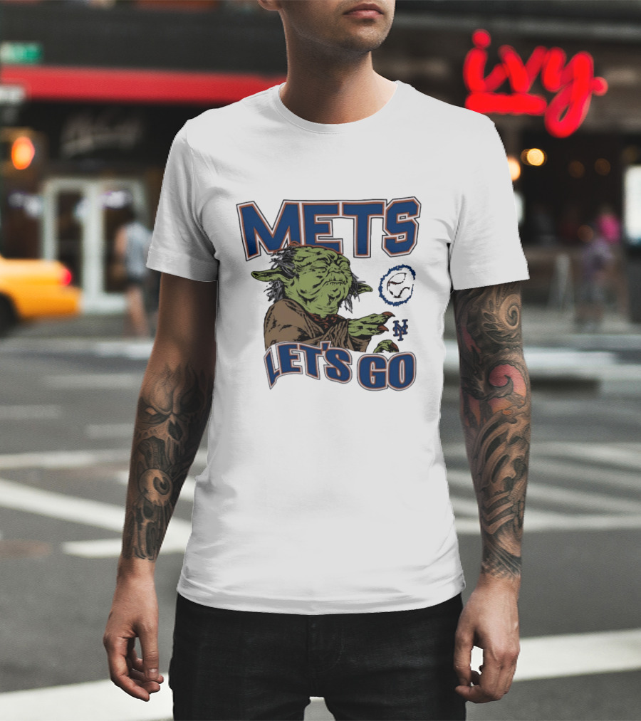 Mets Let's Go Yoda New Yorks Mets T-Shirt