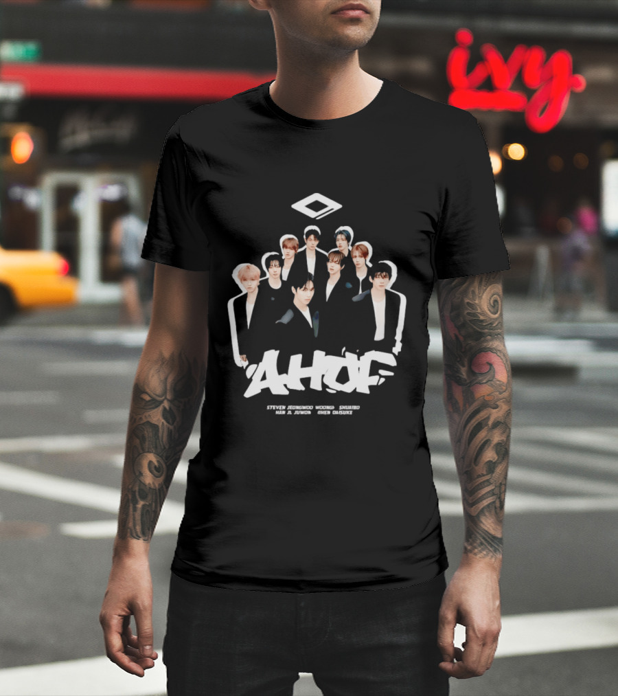 AHOF Steven Jeongwoo Woongki Shuaibo Han Jl Juwon Chihen Daisuke T-Shirt