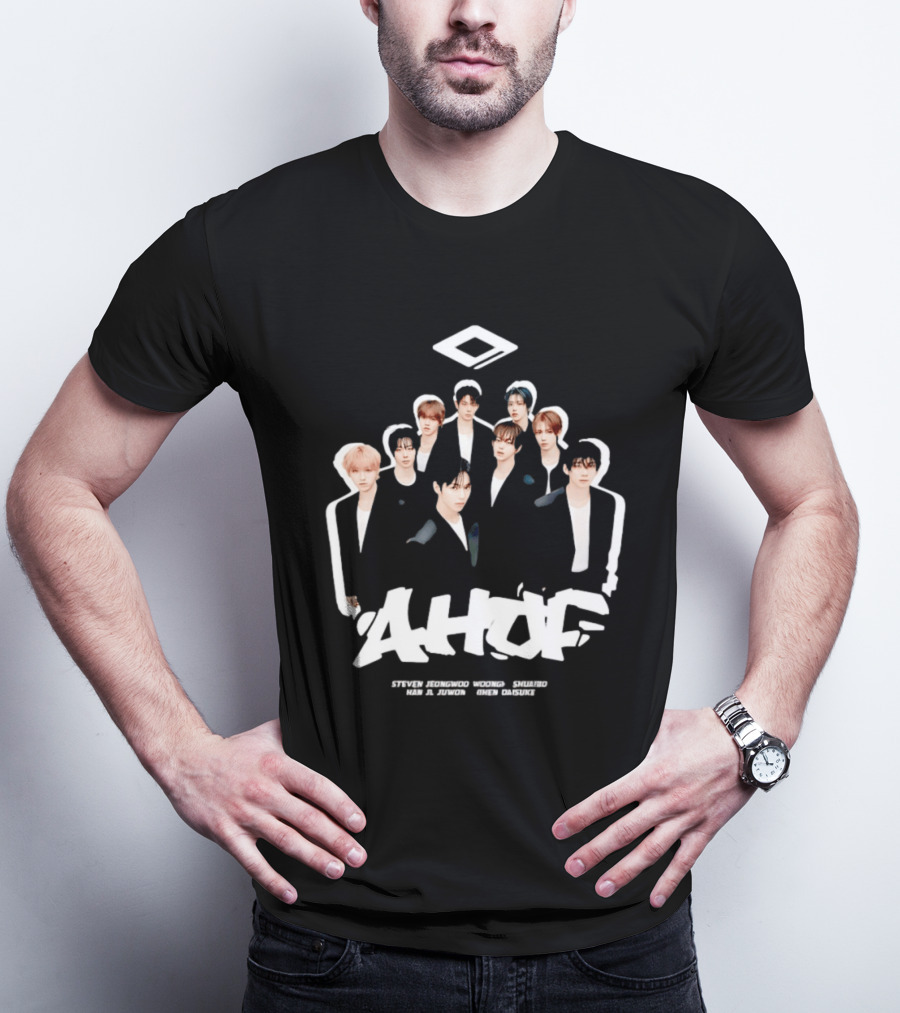 AHOF Steven Jeongwoo Woongki Shuaibo Han Jl Juwon Chihen Daisuke T-Shirt