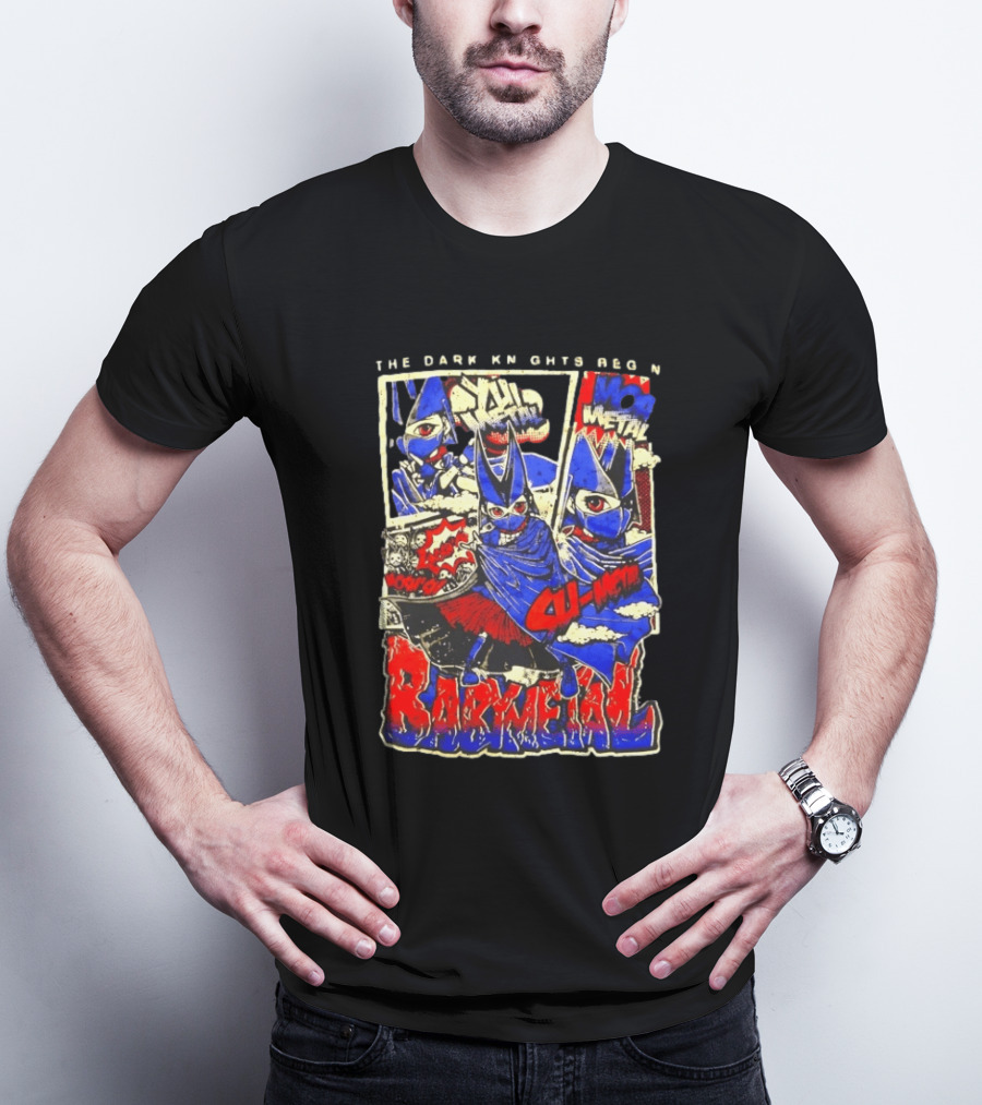 Babymetal The Dark Knights Begin Wow Metal Manga Style Comic T-Shirt
