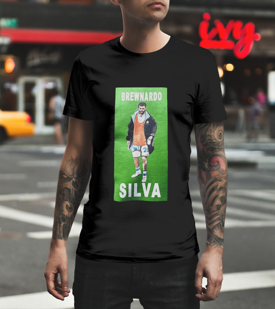 Brewnardo Silva Bernardo Silva Manchester City Football Star T-Shirt
