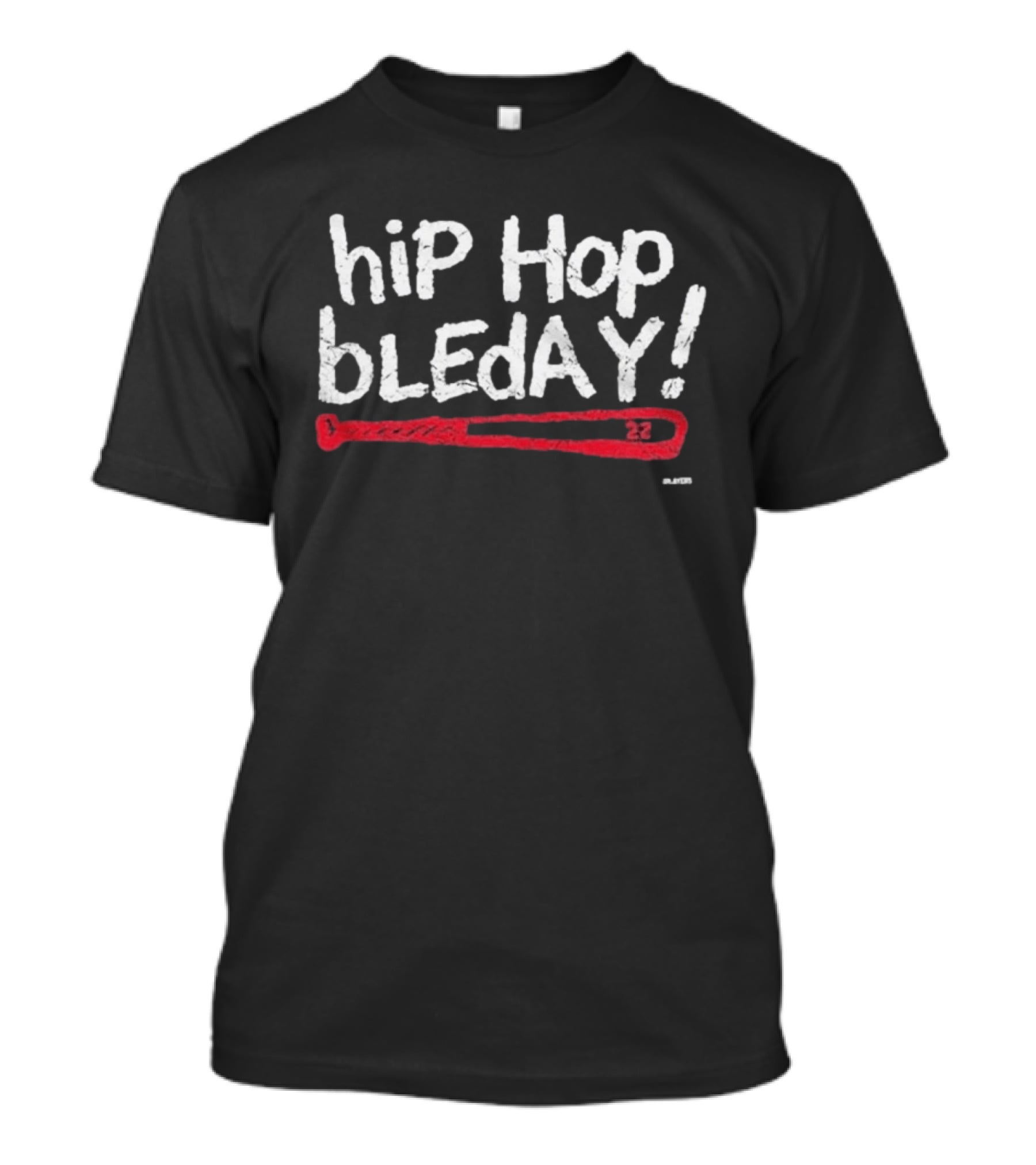 Cincinnati Reds Hip Hop Bleday Red Baseball Bat T-Shirt