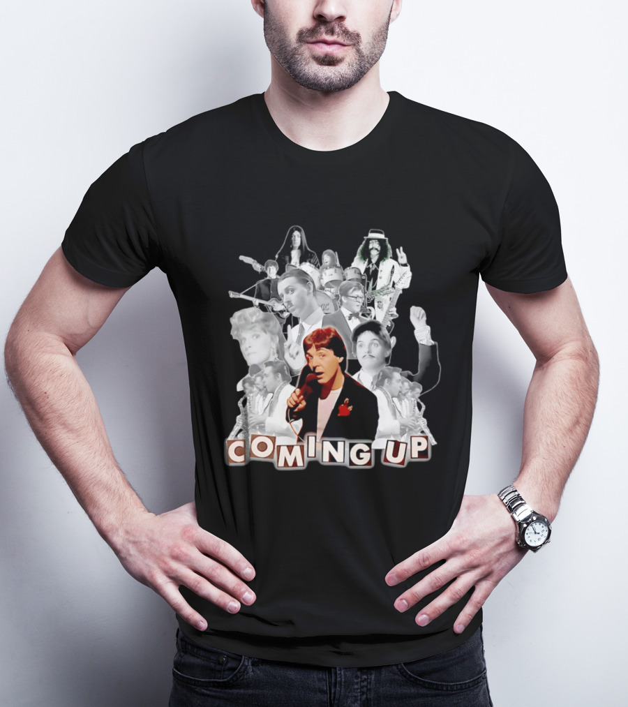 Coming Up Album Paul McCartney Music Video Characters And Band Collage T-Shirt
