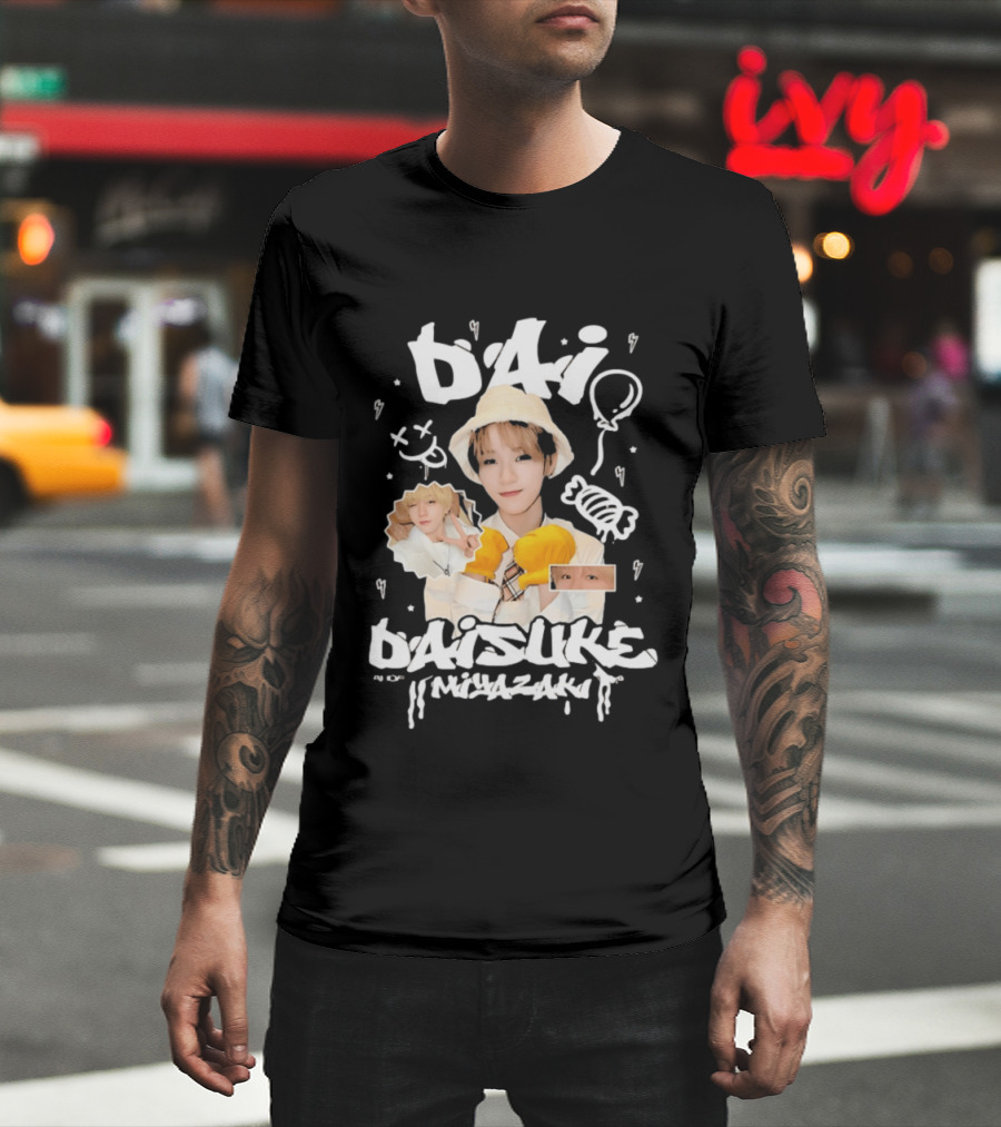 Dai Daisuke Miyazaki AHOF Playful Balloon And Candy T-Shirt