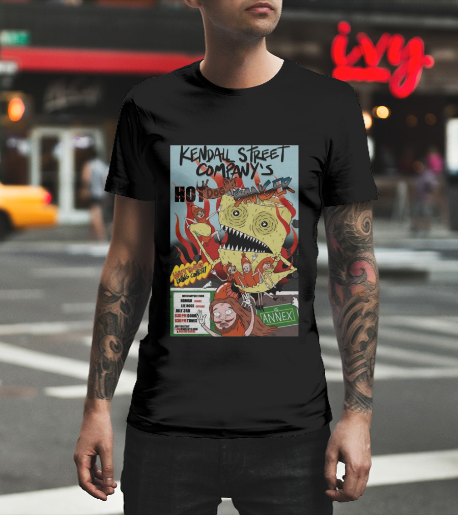 Kendall Street Company Hot Dog Banger The Annex Norfolk VA July 3 2026 Eating Contest T-Shirt