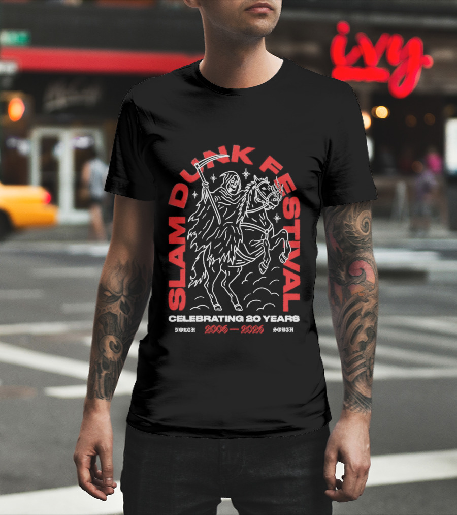 Slam Dunk Festival Celebrating 20 Years 2005 2025 Year Of The Horse T-Shirt