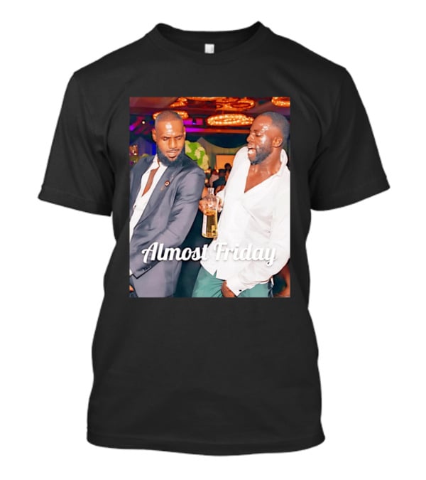LeBron James Draymond Green Almost Friday Club Scene T-Shirt