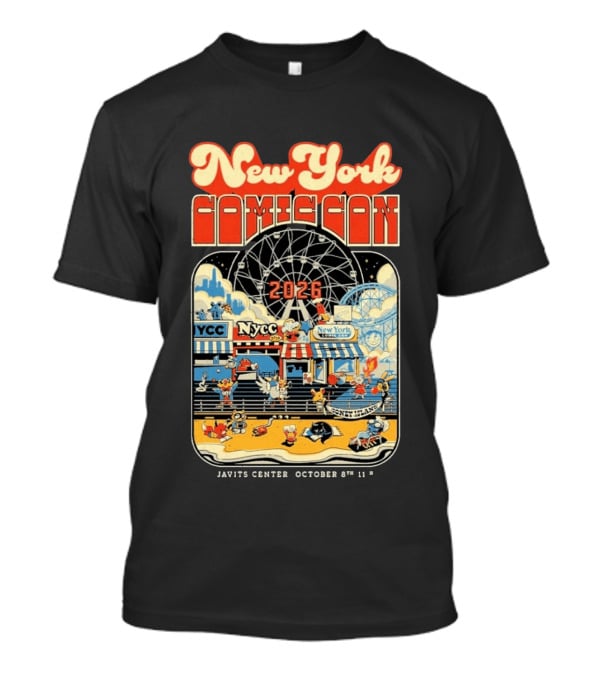 New York Comic Con 2026 Coney Island Javits Center October 8 To 11 T-Shirt