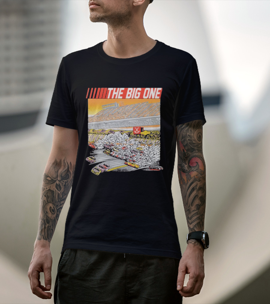 The Big One Old Brook NASCAR Racing Scene T-Shirt