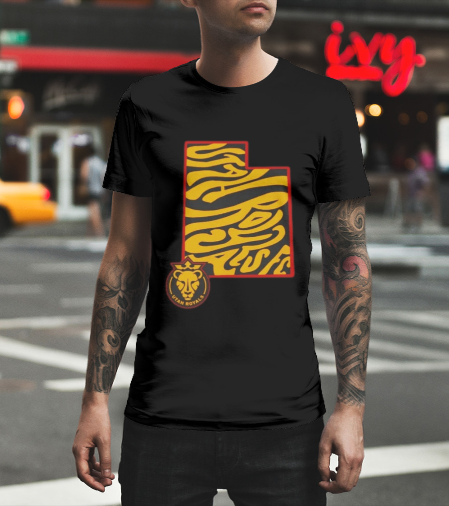 Utah Royals FC Groovy State Lion T-Shirt