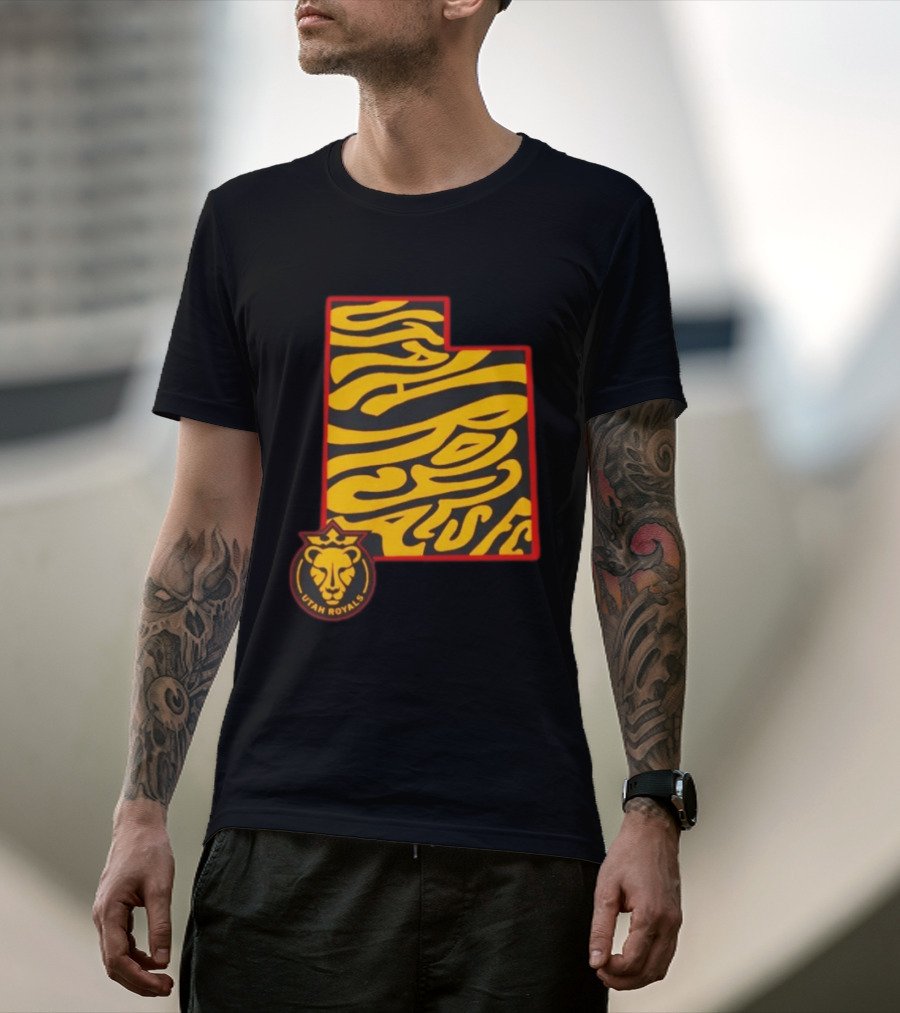Utah Royals FC Groovy State Lion T-Shirt