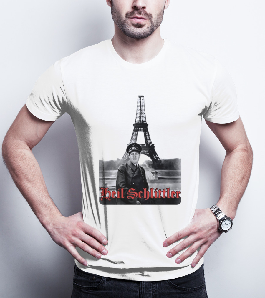 Adolf Hitler X Eiffel Tower Heil Schlittler T-Shirt