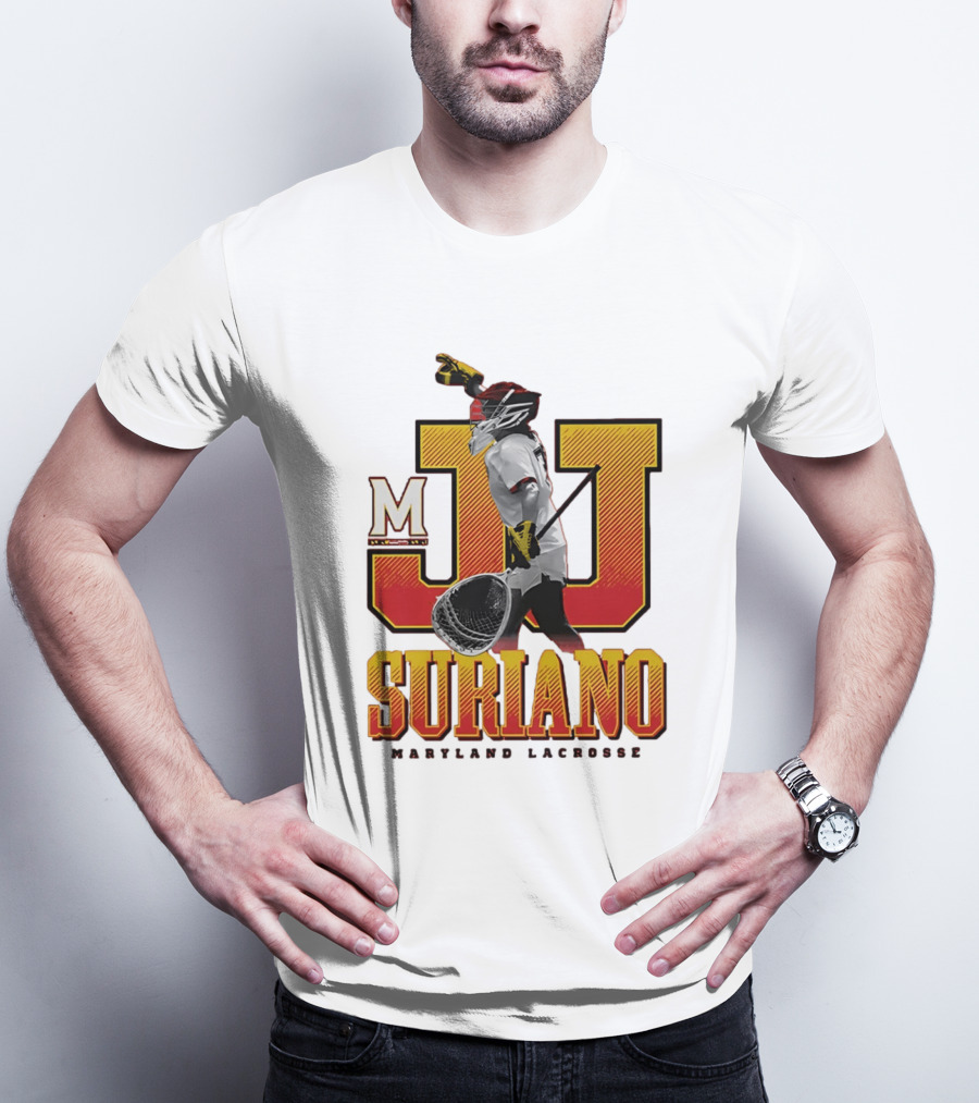 JJ Suriano Maryland Lacrosse M Sports Team T-Shirt
