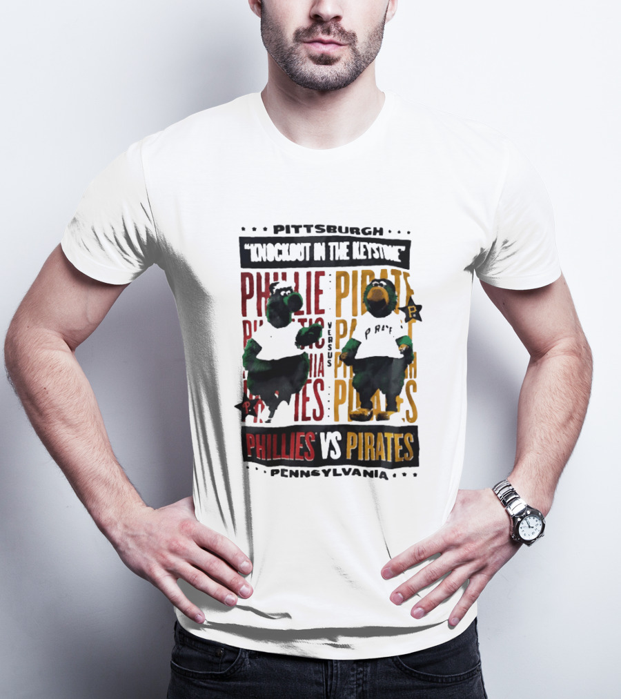 Pittsburgh Knockout In The Keystone Phillies Vs Pirates Pennsylvania T-Shirt