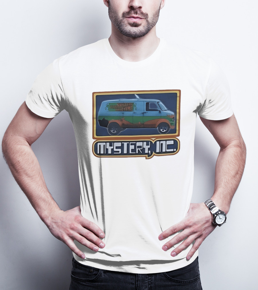 Mystery Inc Scooby Doo Mystery Machine Van T-Shirt