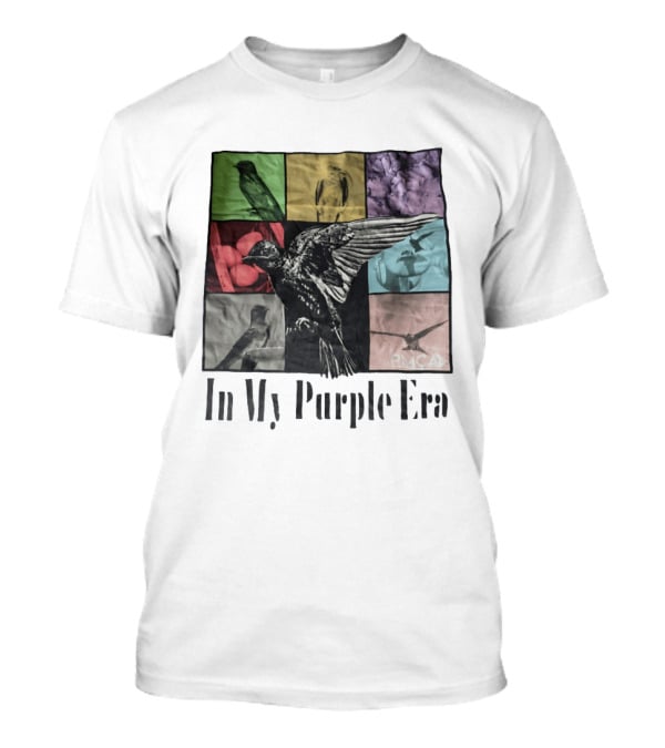 In My Purple Era Swallow Collage T-Shirt