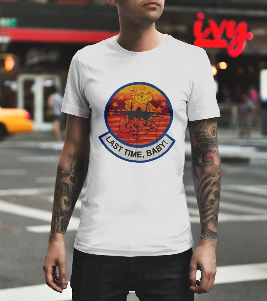 Tiger Last Time Baby Sunset Stars T-Shirt