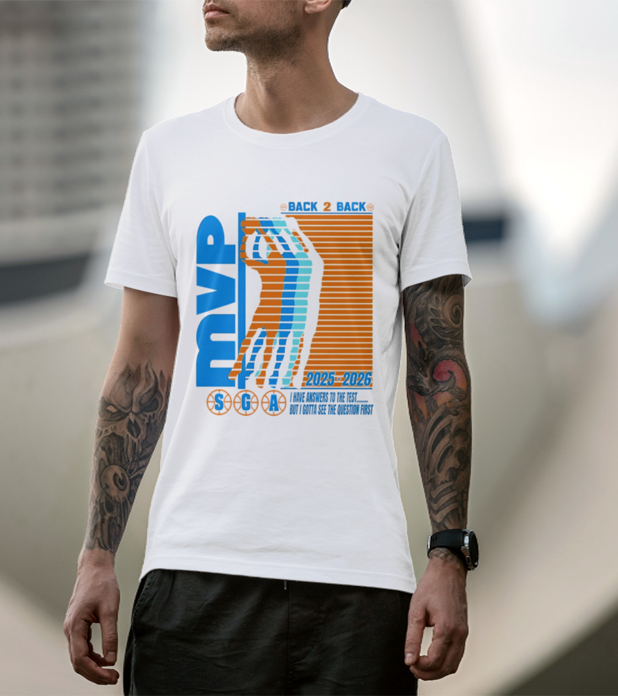 MVP Back 2 Back 2025 2026 SGA T-Shirt