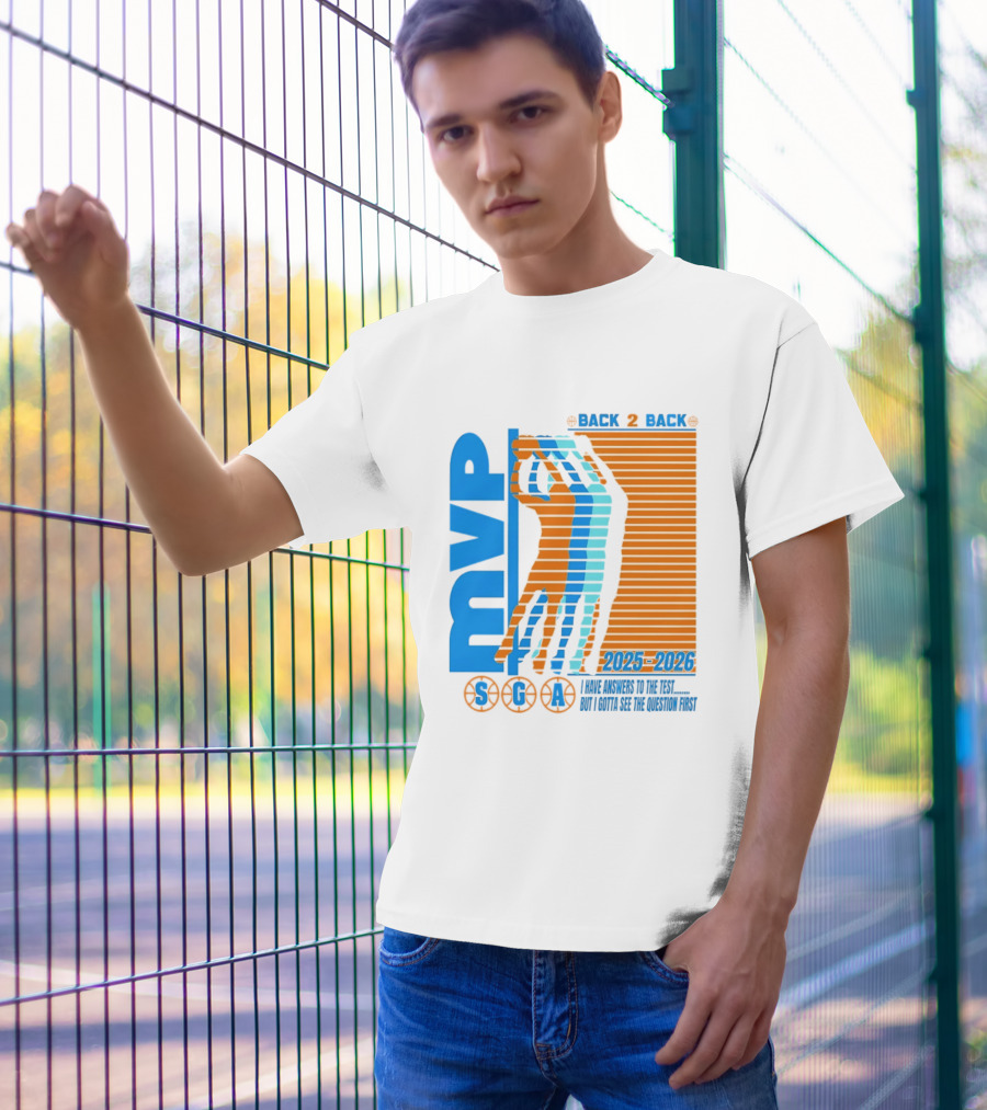 MVP Back 2 Back 2025 2026 SGA T-Shirt