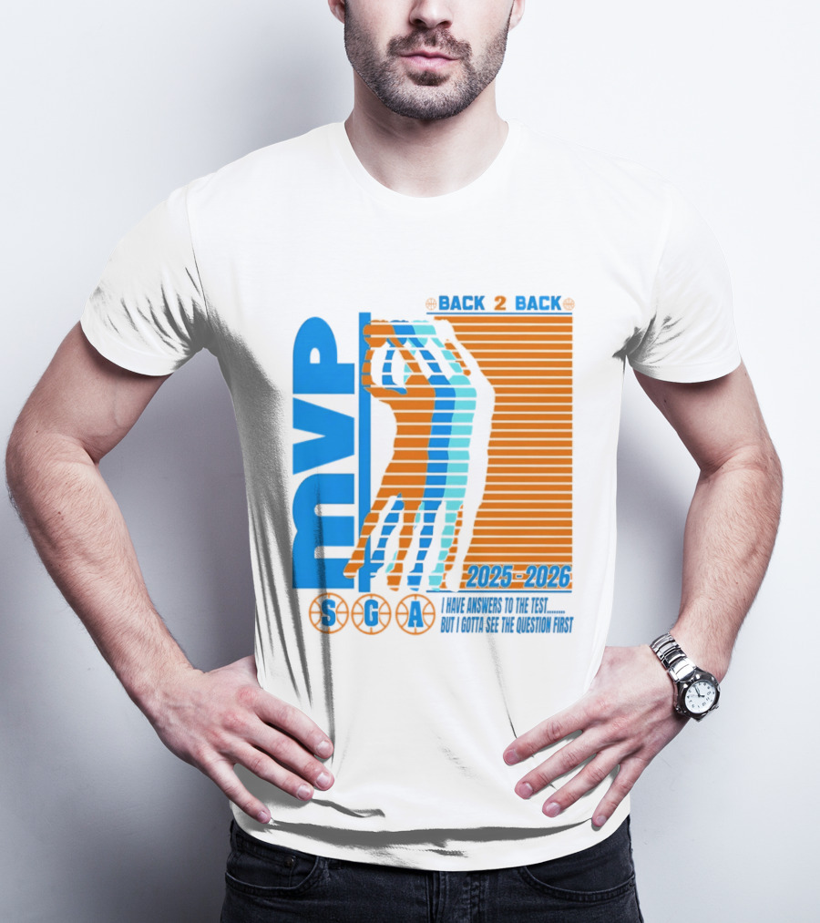 MVP Back 2 Back 2025 2026 SGA T-Shirt