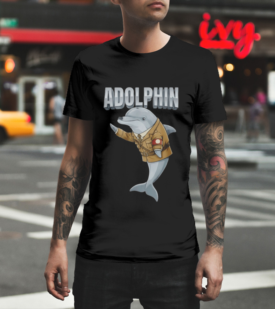 Adolphin Adolf Hitler Dolphin T-Shirt