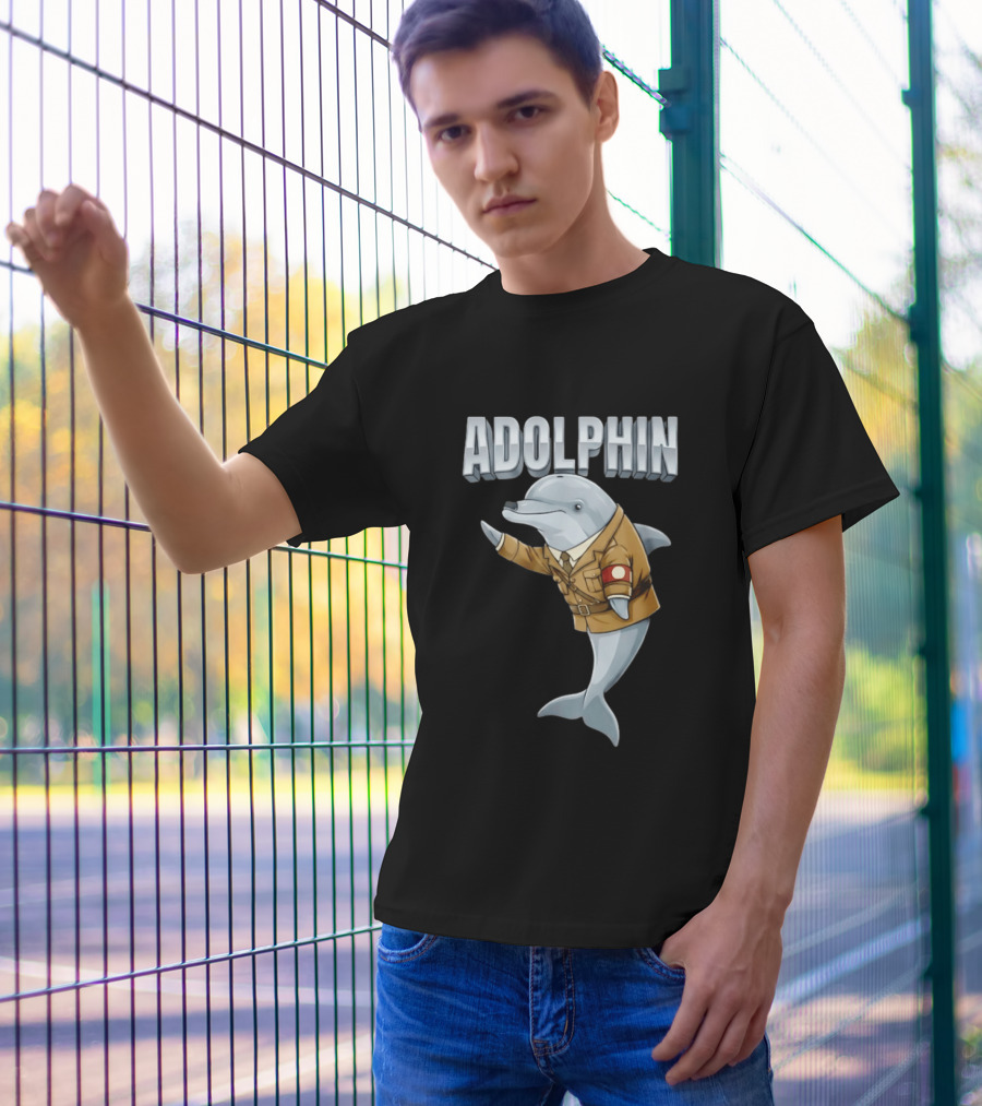 Adolphin Adolf Hitler Dolphin T-Shirt