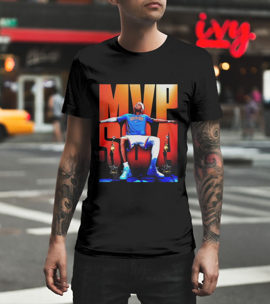 Back To Back MVP Shai Gilgeous Alexander 2026 SGA NBA T-Shirt
