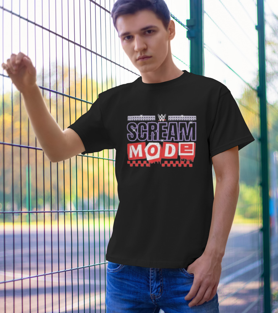 WWE Scream Mode Paige Brie Bella T-Shirt