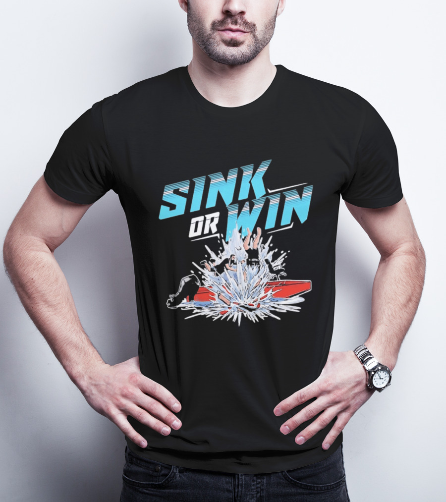 Cleetus McFarland Jackstand Jimmy Sink Or Win Splashing Red Boat T-Shirt