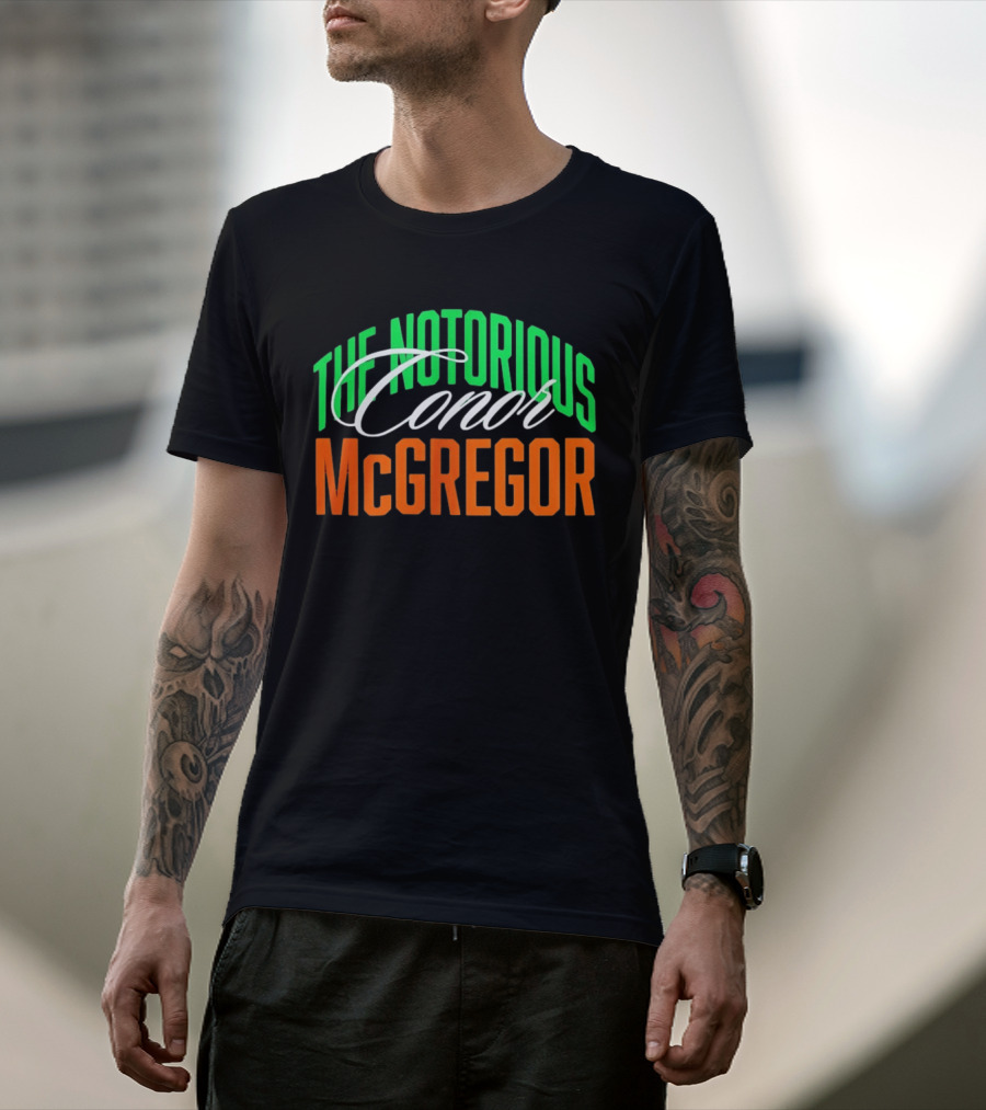 Conor McGregor The Notorious Ireland Flag T-Shirt