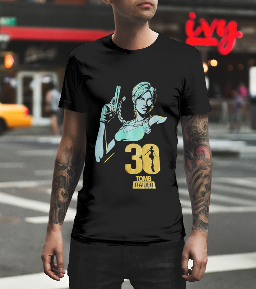 Lara Croft 30 Years Tomb Raider Anniversary T-Shirt