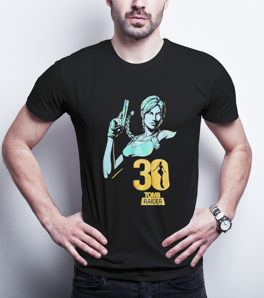 Lara Croft 30 Years Tomb Raider Anniversary T-Shirt