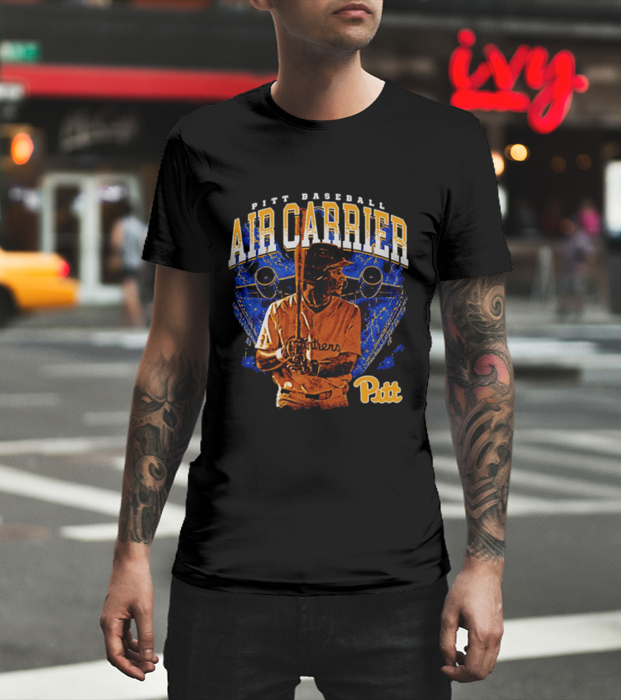 Pitt Panthers Baseball Air Carrier T-Shirt