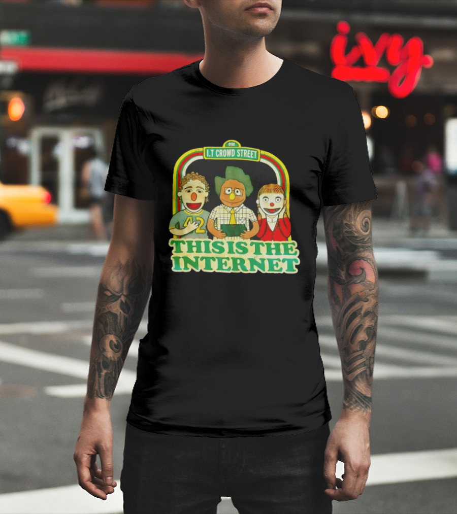 The IT Crowd Street This Is The Internet 0118 Muppet T-Shirt