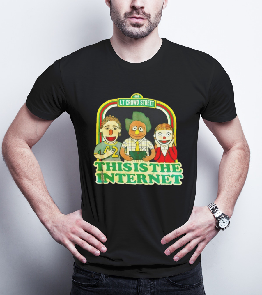 The IT Crowd Street This Is The Internet 0118 Muppet T-Shirt
