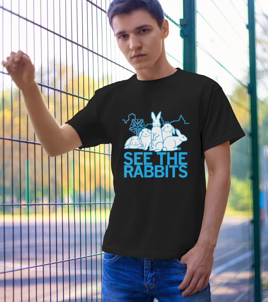 See The Rabbits Blue Bunny T-Shirt