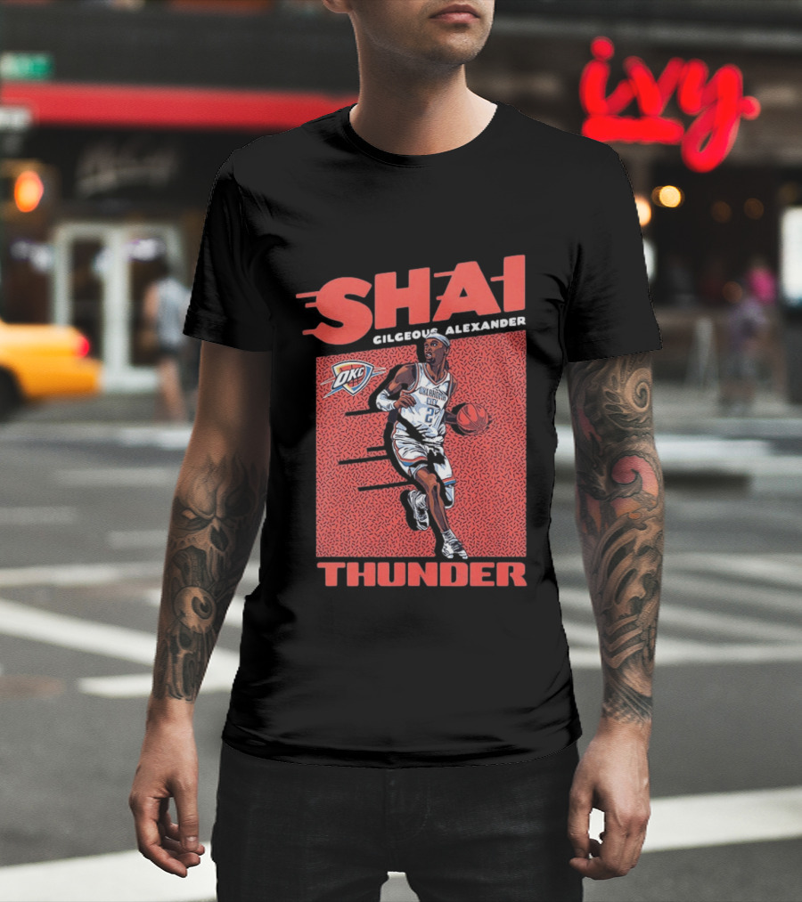 OKC Thunder Shai Gilgeous Alexander 2 Basketball MVP T-Shirt