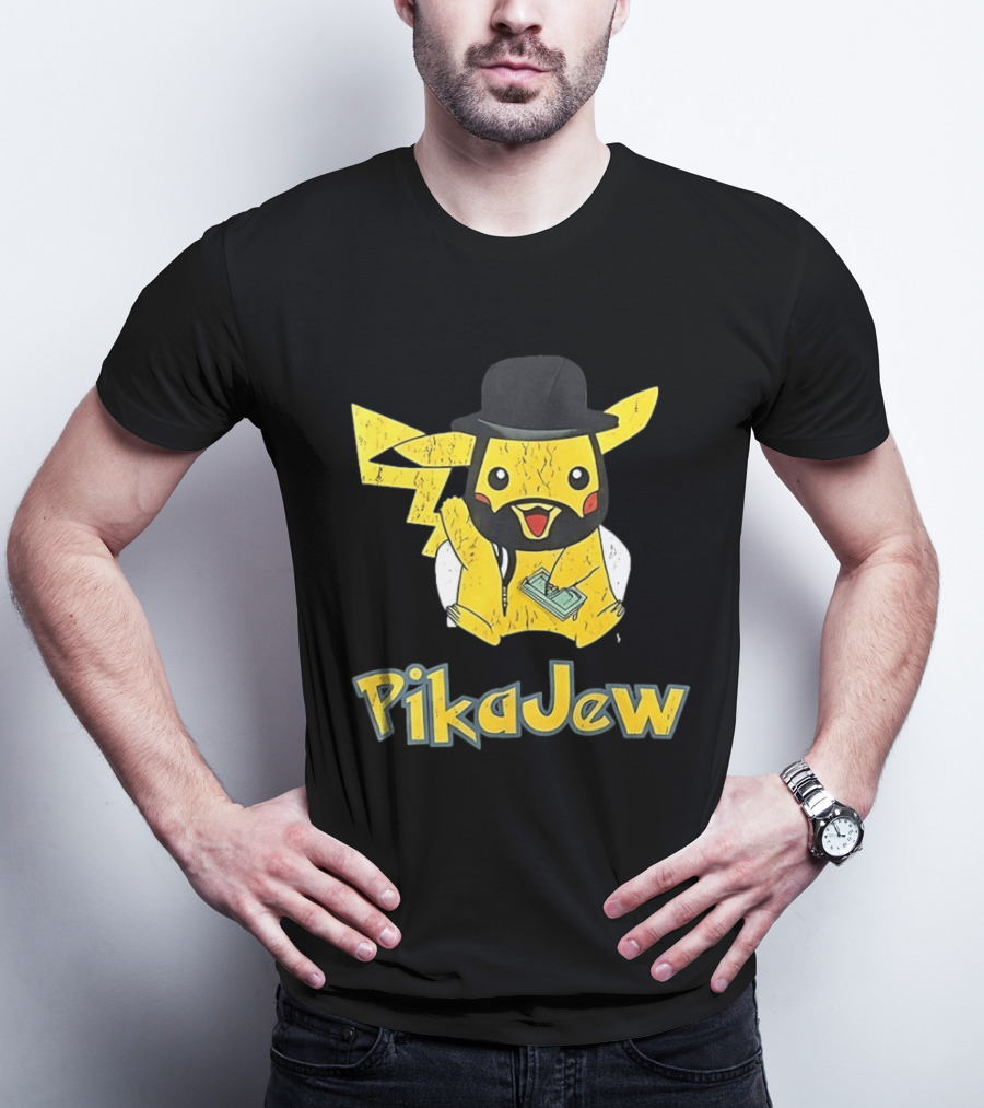 PikaJew And Niggachu Pokemon T-Shirt