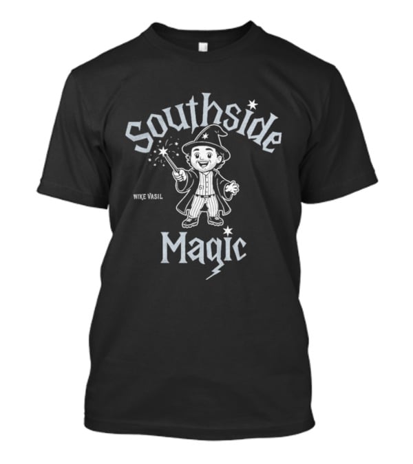 Southside Magic Mike Vasil Wizard With Wand And Starry Hat T-Shirt