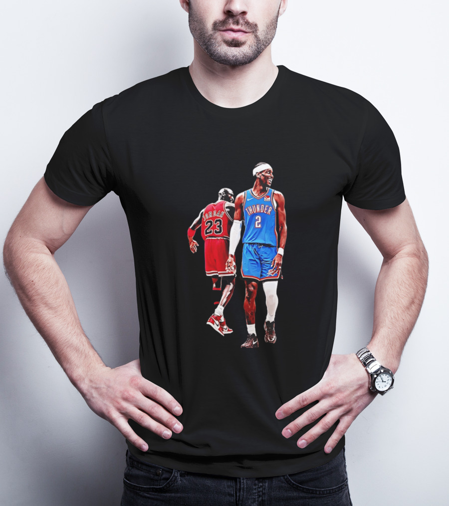 Shai Gilgeous Alexander Thunder Back 2 Back MVP SGA Pay 2026 Jordan 23 OKC T-Shirt