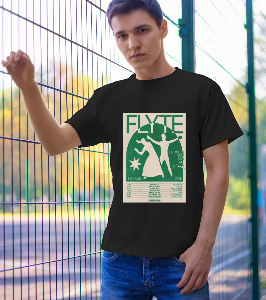 Flyte Between You And Me Tour NZ AUS 2026 T-Shirt