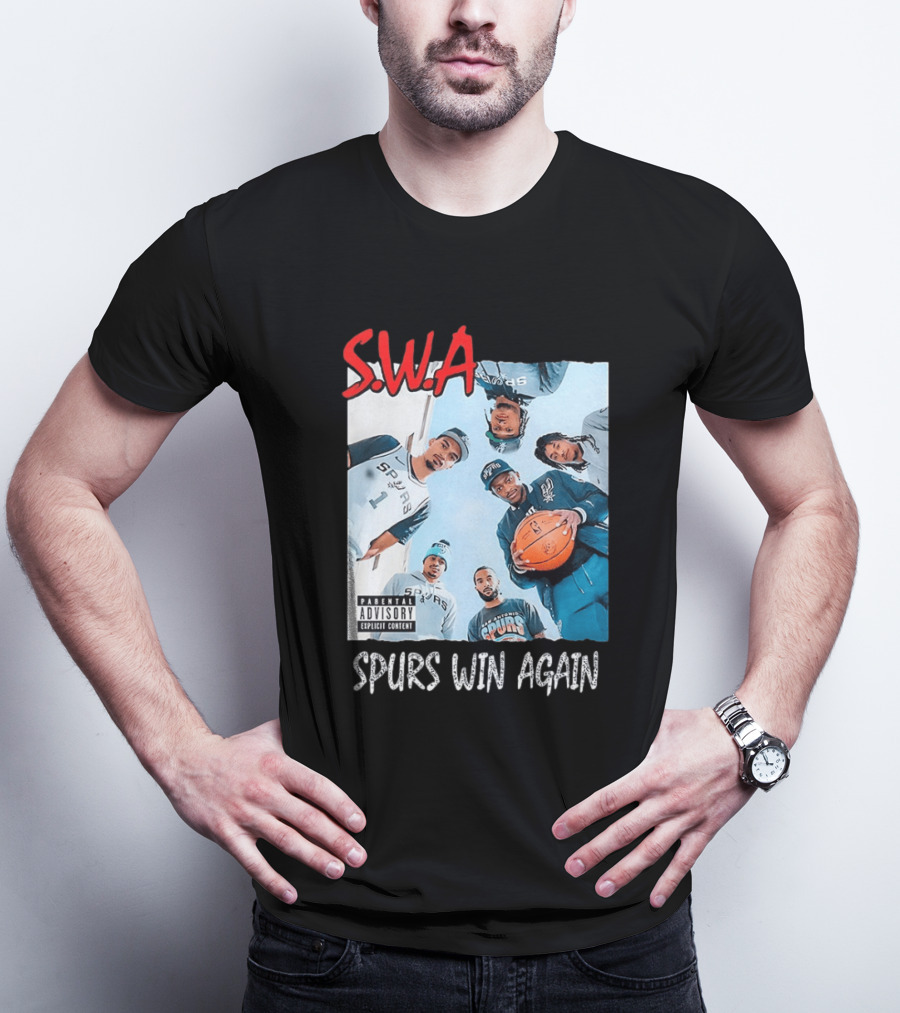 SWA Spurs Win Again San Antonio Spurs Straight Outta Compton T-Shirt