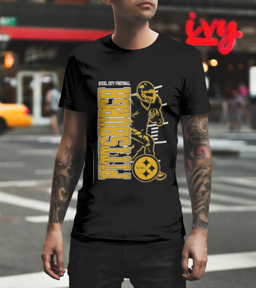 Steel City Football Pittsburgh Steelers Train T-Shirt