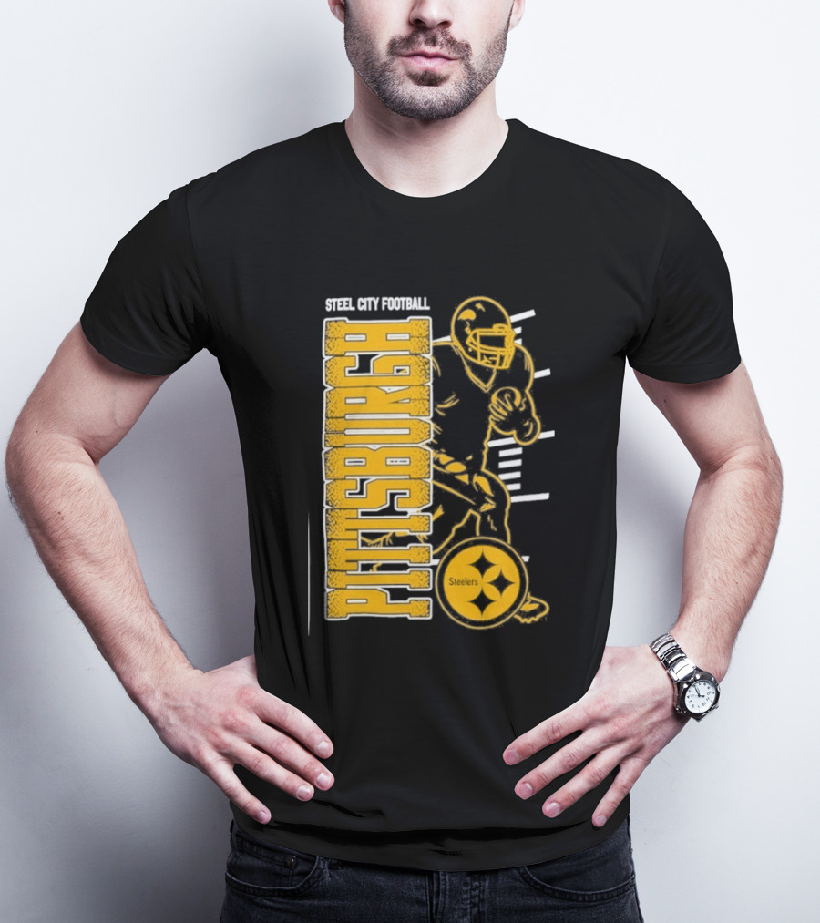 Steel City Football Pittsburgh Steelers Train T-Shirt