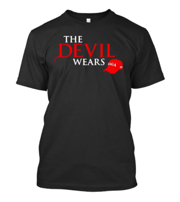The Devil Wears MAGA Hat Red T-Shirt